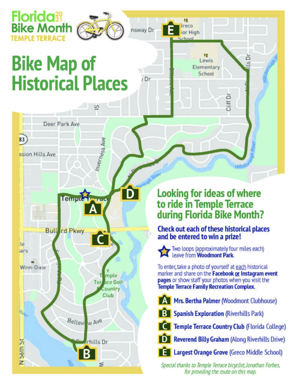 Temple Terrace Self-Guided History | Florida Bicycle Association